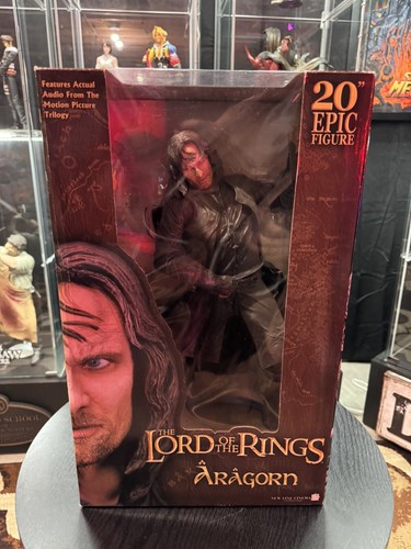 New NECA Lord of the Rings Aragorn 20" Epic Action Figure 18 Inch READ ...