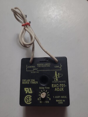 EAC-701-ADJX Delay On Make For 120/240 VAC 8 MIN MAX. | eBay