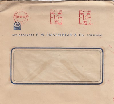 GÖTEBORG, Briefumschlag 1939, Aktiebolaget F. W. Hasselblad & Co. | eBay