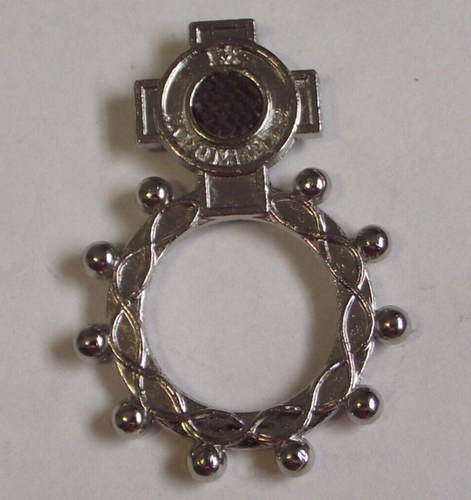 Saint St Padre Pio relic medal pocket prayer rosary ring patron of ...