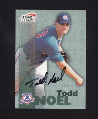 1999 Team Best Todd Noel Autograph Rockford Cubbies | eBay