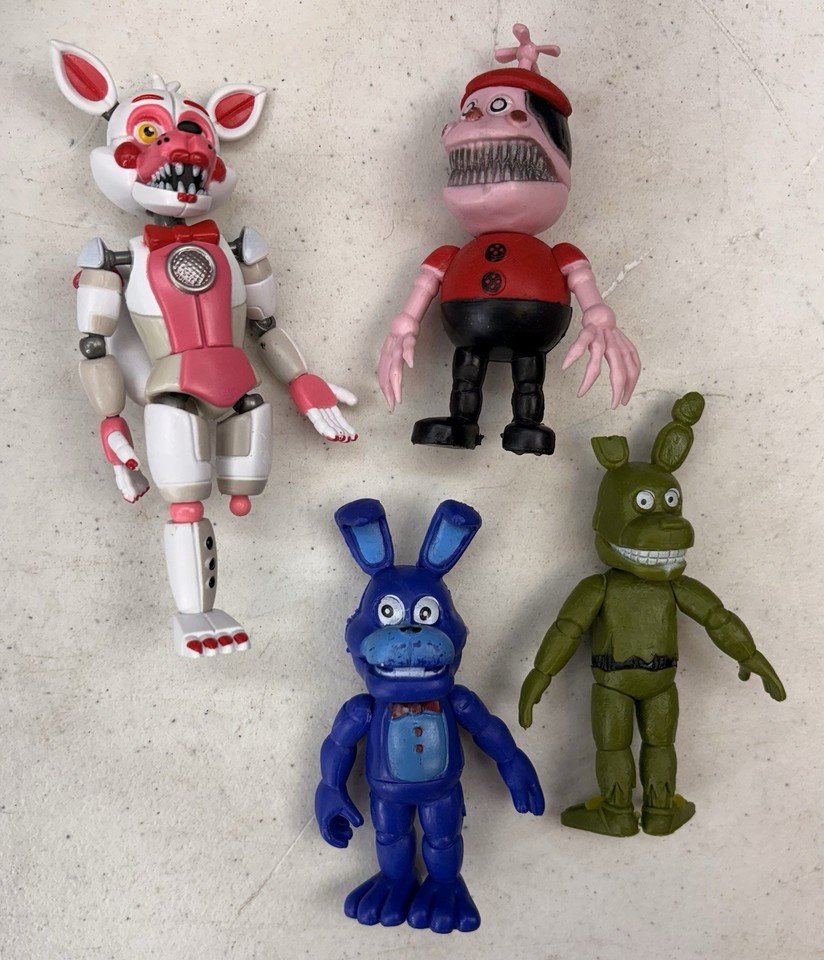 Lot Of Five Nights At Freddy's Figures, Lego Minifigs, Halloween Mask ...