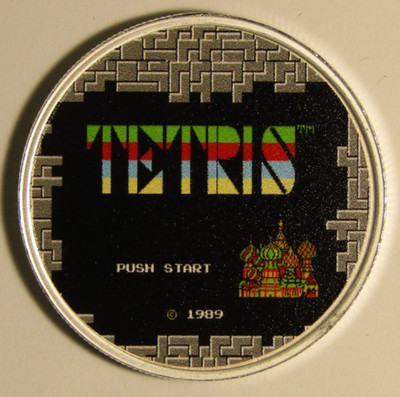 1oz .999 Fine Silver Tetris Colorized Round | eBay