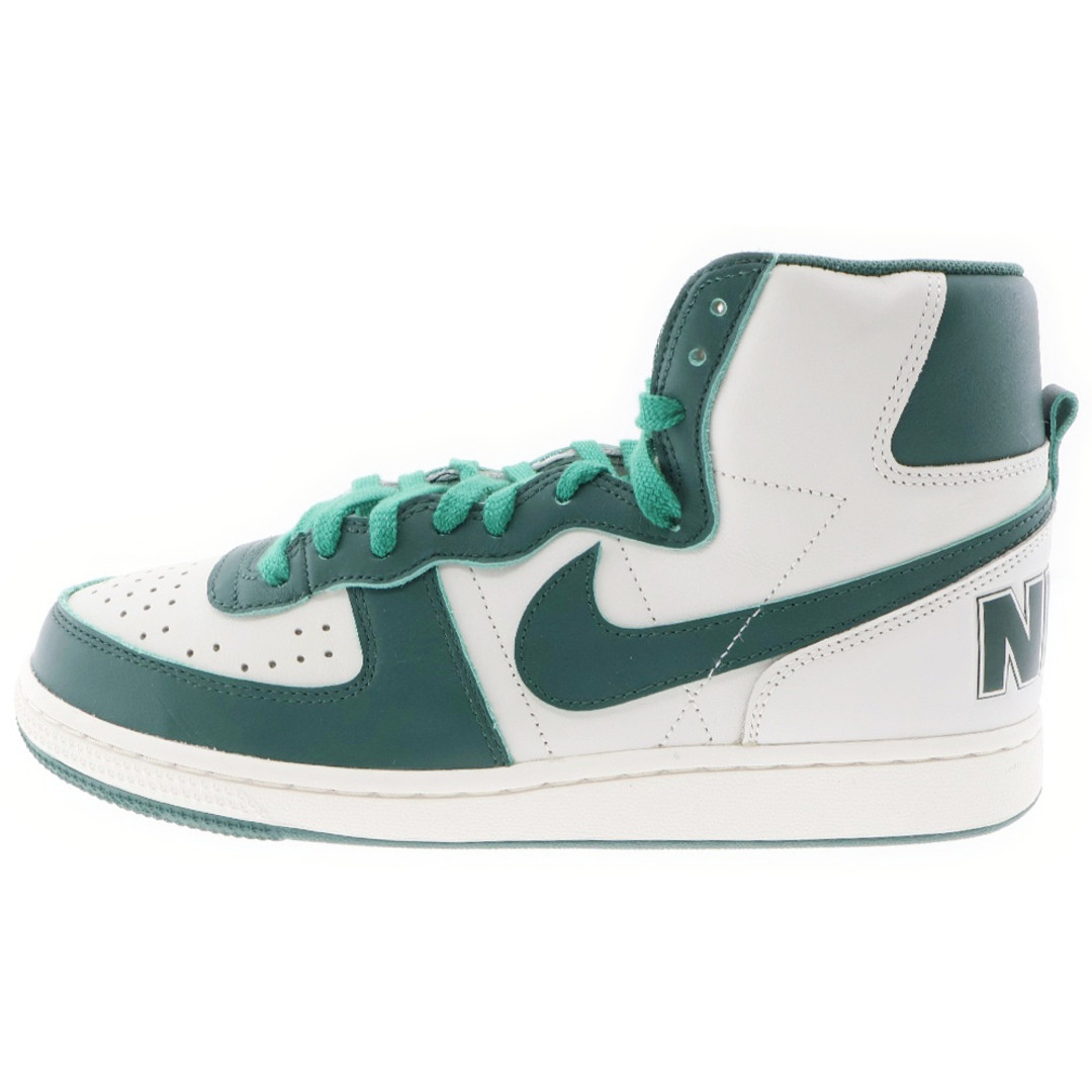 Nike TERMINATOR HIGH NOBLE GREEN TOP SNEAKERS WHITE U… - Gem