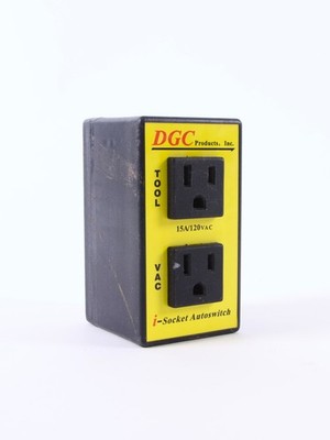 DGC Products i-Socket Auto Switch 110m Tool & Vacuum IS110M 15A/120V ...
