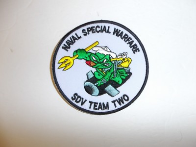 e0569 US Navy SEAL patch Naval Special Warfare SDV Team Two 2 IR34F | eBay