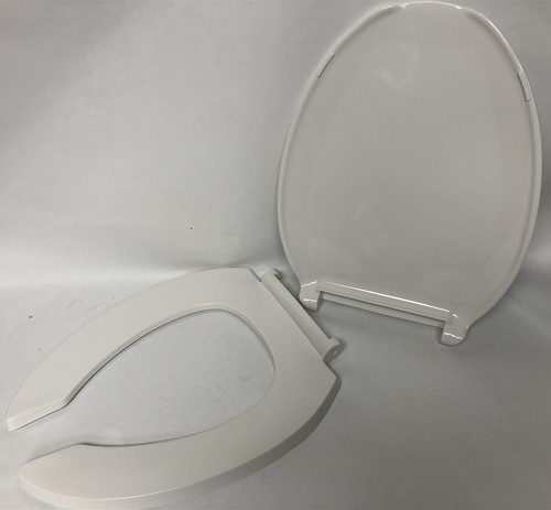 Centoco 820STSFE-001 Open Front with Cover Commercial Toilet Seat ...
