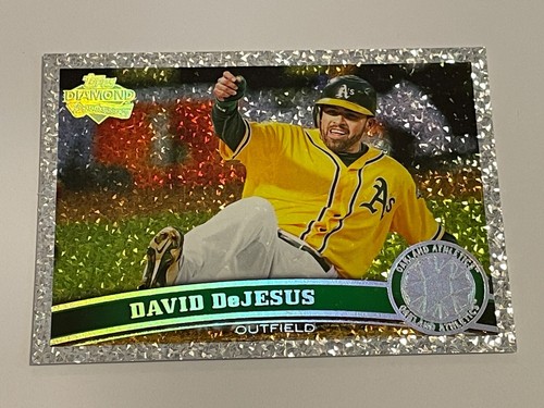 2011 Topps Update Baseball Diamond Anniv. - David DeJesus - Oakland ...