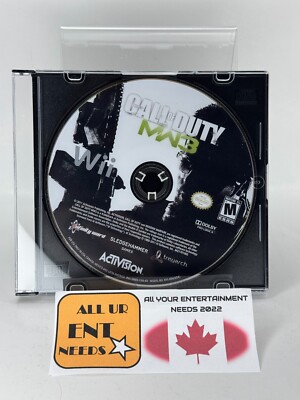 Call of Duty: Modern Warfare 3 MW3 (Nintendo Wii, 2011) G Disk Only ...