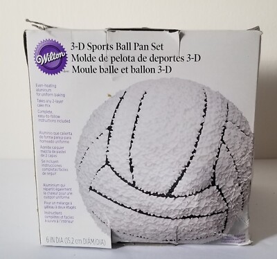 Cake Pan Ball, Wilton 3D Sports Ball Pan Set | eBay