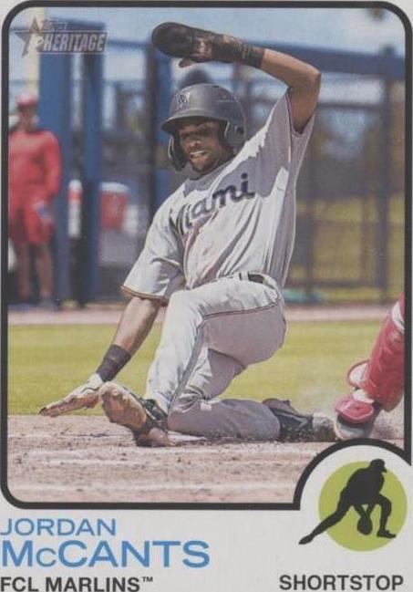 2022 Topps Heritage Minor League Edition - Jordan McCants #133 (RC) for ...