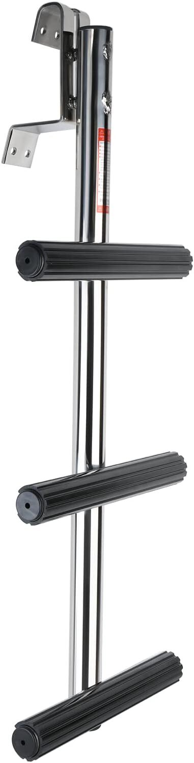 3 Step Stainless Sport Dive Ladder w/ Bracket Transom Diving Ladder for ...