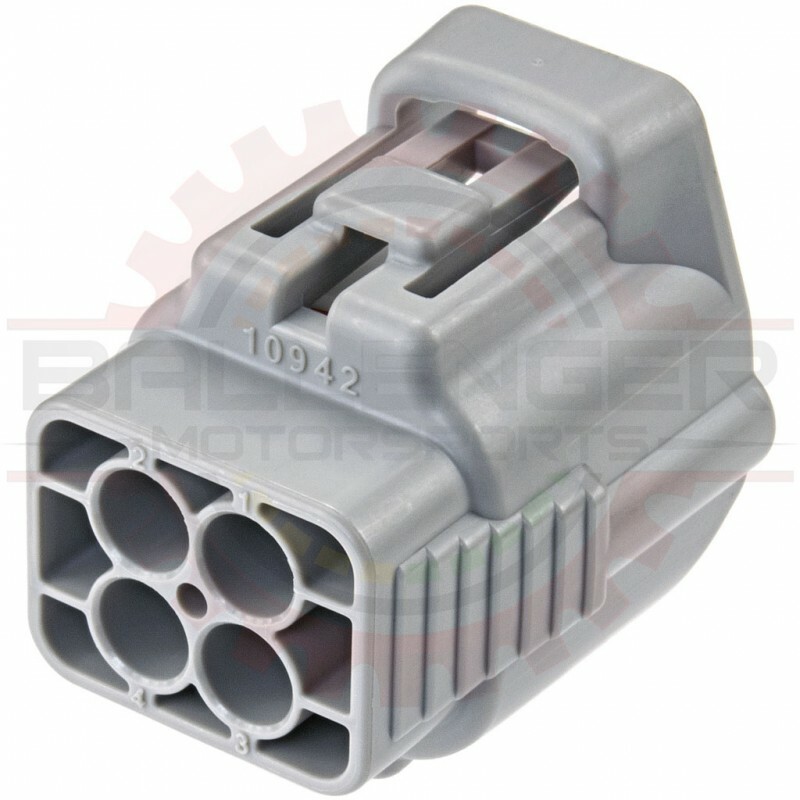 4 Way TS Connector Plug, Gray 90980-10942 for Toyota A/C connections ...