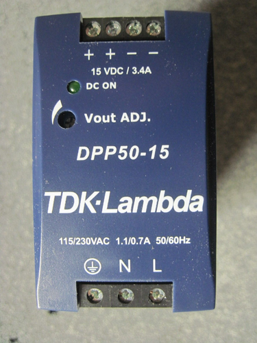 DPP50-15 TDK-LAMBDA DIN RAIL POWER SUPPLY | eBay