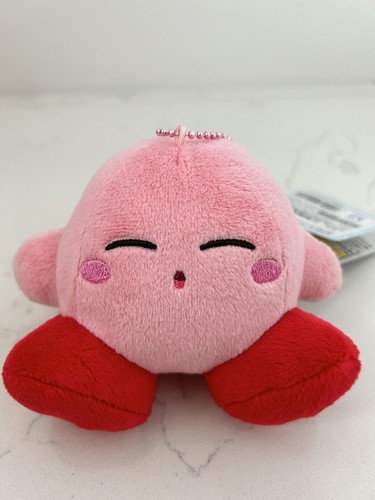 NWT Kirby All Star Collection Sleepy Mascot Plush Doll Bag Charm Chain ...