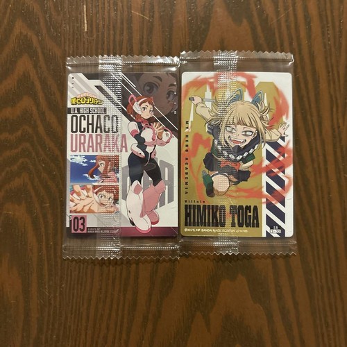 "My Hero Academia Wafer 3 Card Himiko Toga SR Special Card" | eBay