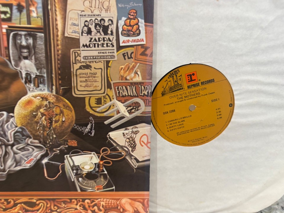 FRANK ZAPPA & THE MOTHERS ~ OVERNIGHT SENSATION NM- VINYL LP NICE! LOW ...