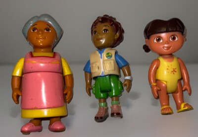 DORA THE EXPLORER,GRANDMA ABUELA & GO DIEGO GO PLAYSET ACTION FIGURES ...