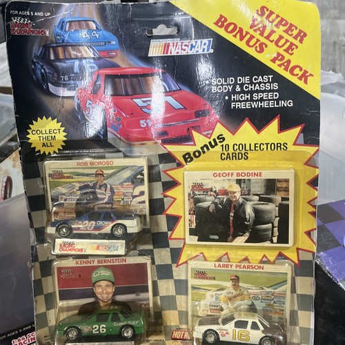 1/64 Racing Champions NASCAR Value Bonus Pack Bodine Earnhardt Waltrip ...