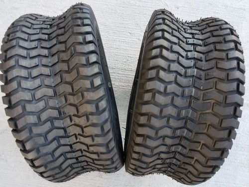 2 - 16x7.50-8 4 Ply Deestone d265 Turf Lawn Mower Tires PAIR DS7036 ...
