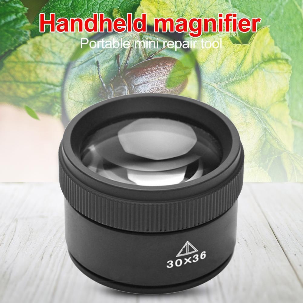 30X Monocular Magnifying Glass Mini Loupe Lens Jewely Magnifier ...