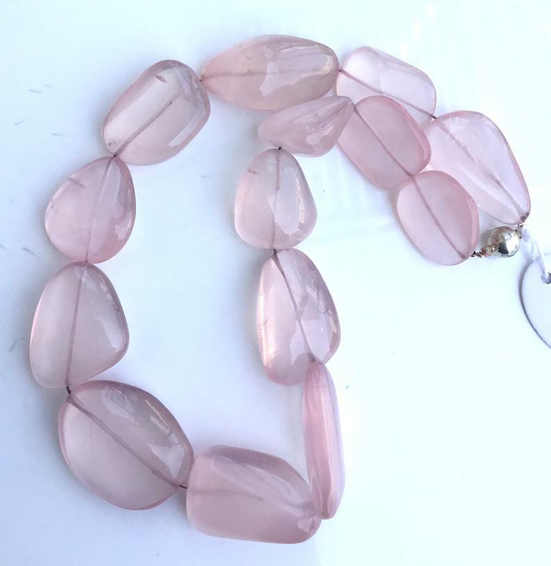 Rose Quartz Smooth Tumbles Natural Gemstone | eBay