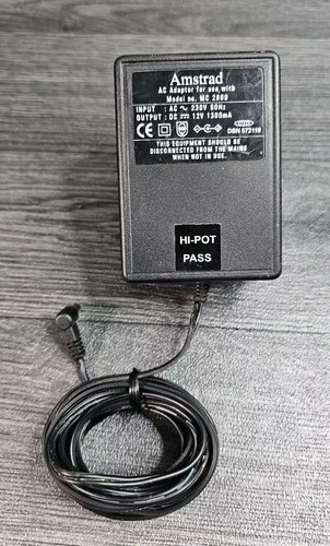 Power Supply UK Plug PSU For Amstrad CD Radio Cassette Hi-Fi MC2800 MC ...