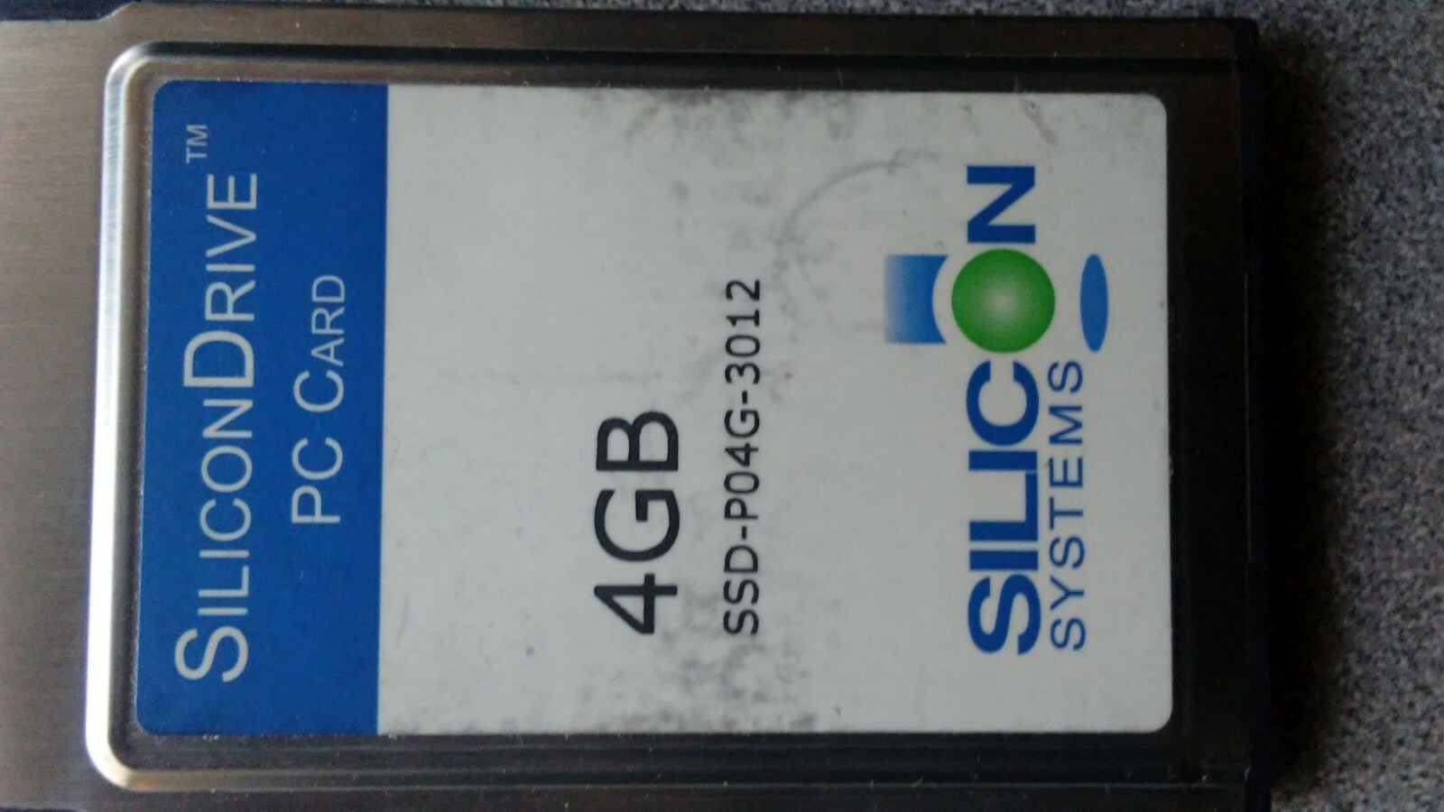 Silicon Drive (Western Digital) 4GB Type II PCMCIA PC Card SSD-PD4G ...
