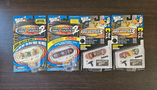 Tech Deck Sealed Lot! Tony Hawk Pro Skater 2 THPS 3 Zero Skateboards ...