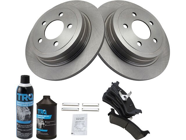 For 2003-2005 Ford Explorer Sport Trac Brake Pad and Rotor Kit Rear ...