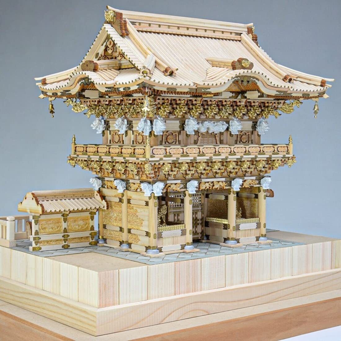Woody Joe 1/50 Nikko Toshogu Yomei Gate Wooden Model Assembly Kit | eBay