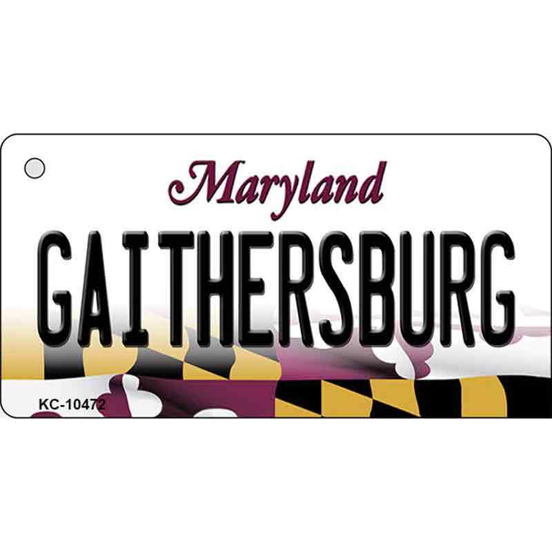 Gaithersbury Maryland State License Plate Tag Key Chain KC-10472 | eBay