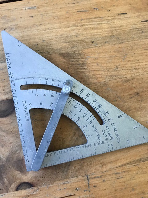 Vintage Stanley 46-050 Quick Speed Adjustable Framing & Rafter Square ...