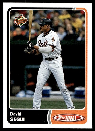 2003 Topps Total 253 David Segui Baltimore Orioles Baseball Card | eBay