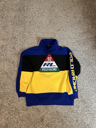 Polo Ralph Lauren 92 Polo Racing Color Block Sweater Size Large PRL ...