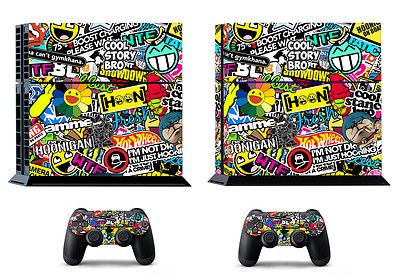 Bombing N262 Vinly Skin Sticker for Sony PS4 PlayStation 4 & 2 ...