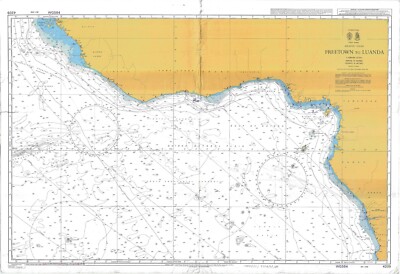 Admiralty 4209 Freetown To Luanda Atlantic Ocean Maritime Chart ...