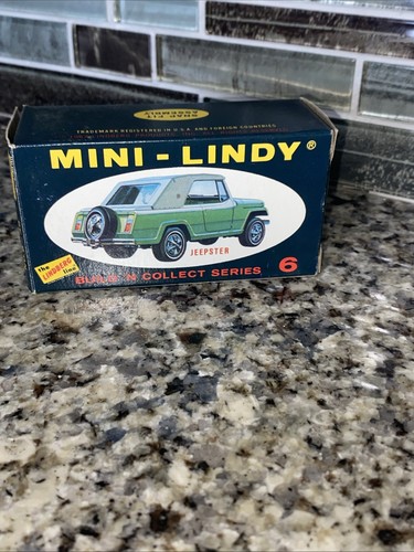 LINDBERG Mini-Lindy 1967 Jeepster 1:64 Build 'N Collect Series 6 ** Box ...