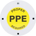 Industrial LED Sign Projector Lens Proper PPE Required Industrial ...