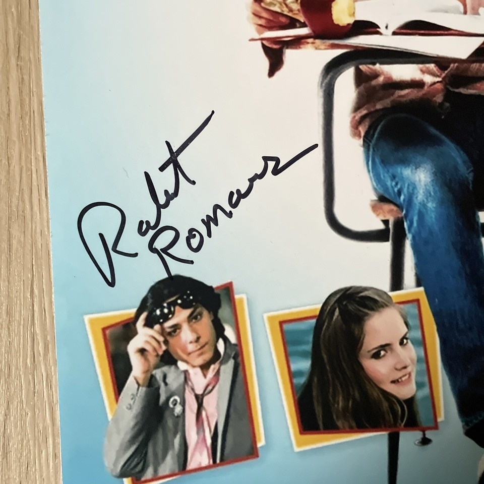 Judge Reinhold and Robert Romanus signed Fast Times At Ridgemont High ...
