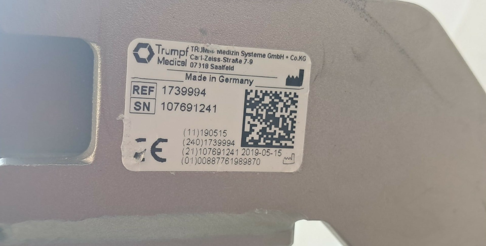 Trumpf Medical 1739994 Mayfield Head Positioning Adapter | eBay