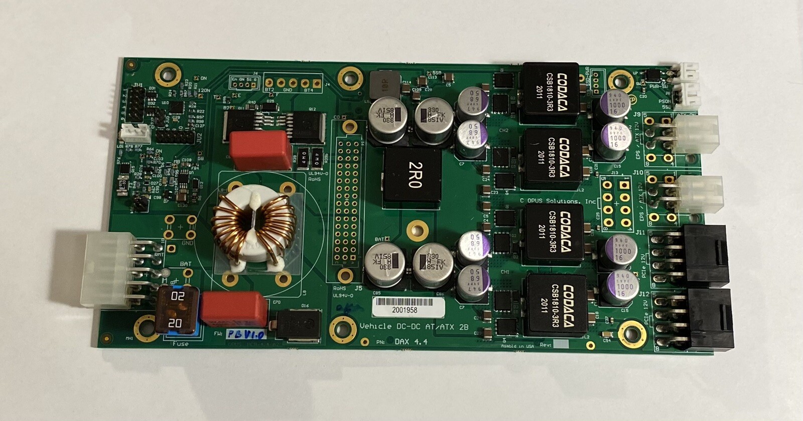 Opus Solutions PCB-4.4-A2 Vehicle DC-DC AT/ATX 2B. PN: DAX 4.4 | eBay