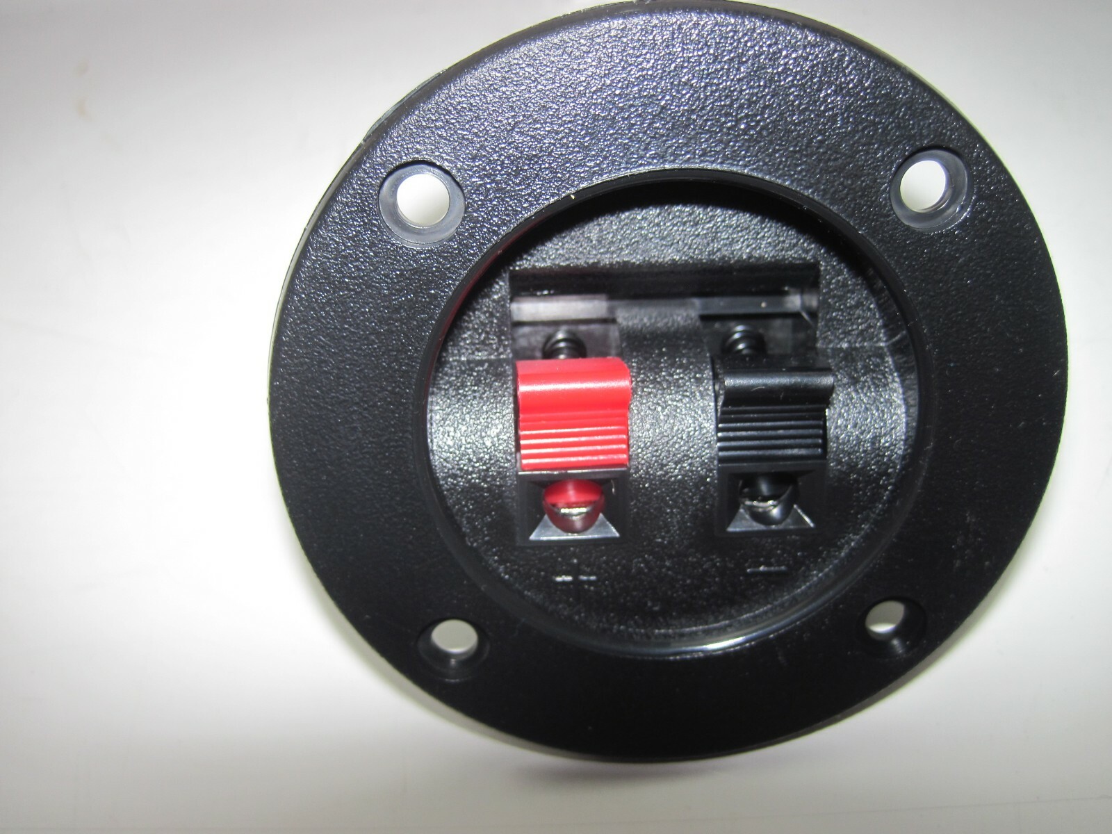 Round Cup Spring Clip Plate/ Speaker Box Terminal/ 2 way | eBay UK