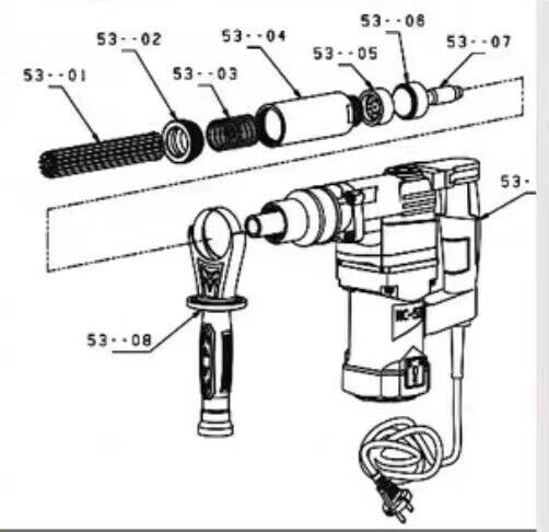 110V/220V Electric Needle Derusting Gun Rust Removal Needle Scaler Jet ...