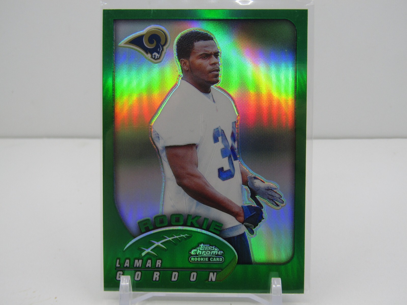 LAMAR GORDON 2002 TOPPS CHROME ROOKIE CARD RC REFRACTOR- RAMS!! | eBay