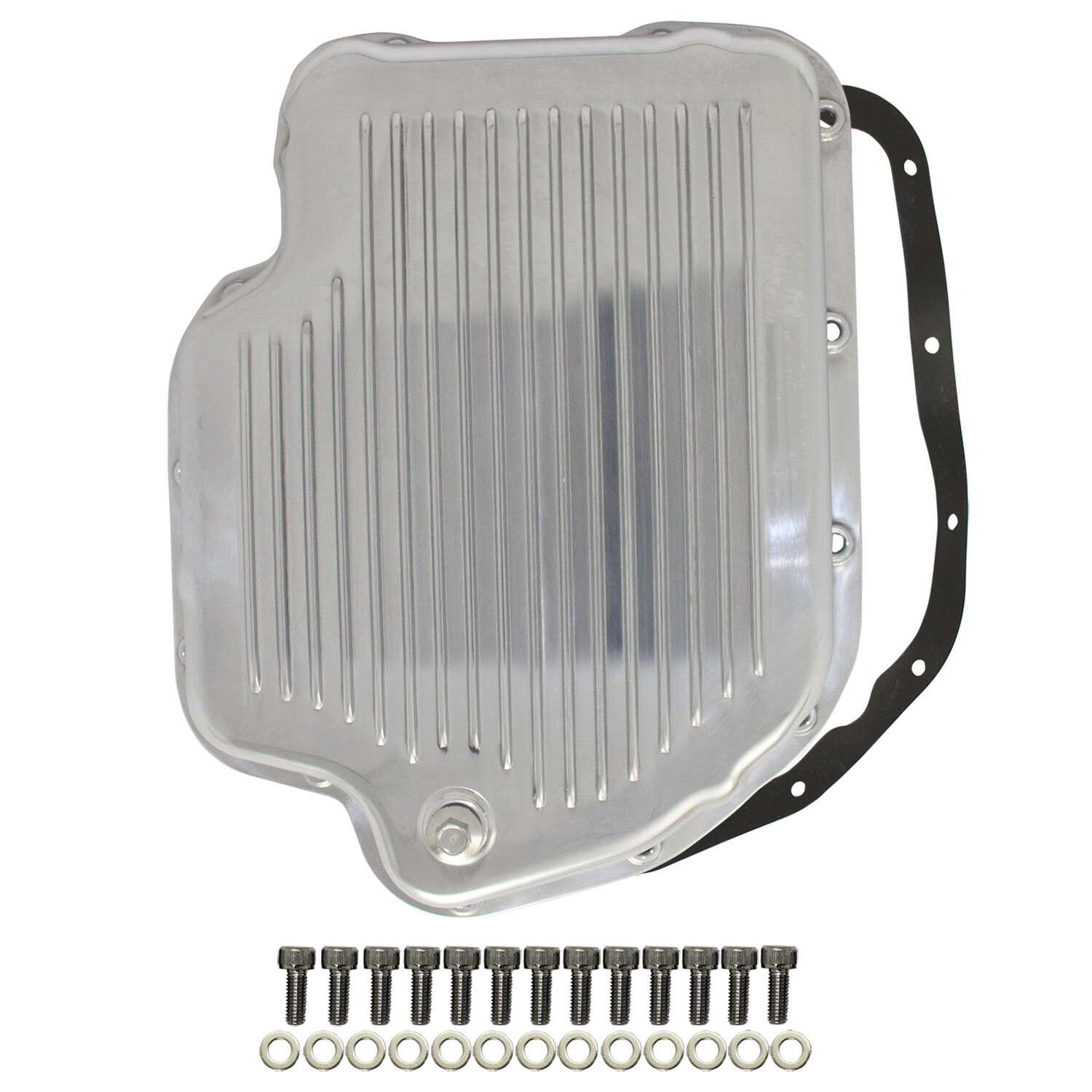 SHALLOW Polished Finned Aluminum TH-400 TH400 Turbo 400 Transmission ...