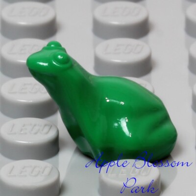NEW Lego Minifig Animal GREEN Tree FROG - Boy Girl Minifigure Pet Toad ...
