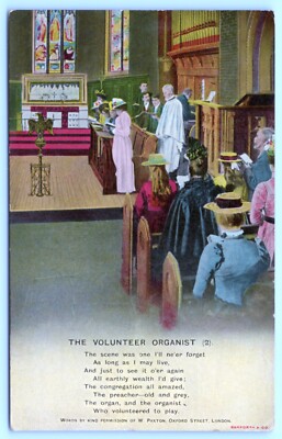 c1910 Postcard Religious Choir Church Poem #C9 | eBay