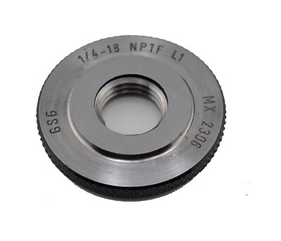 1/4-18 NPTF ~ L-1 ~ Thread pipe Ring Gage Gauge ~ .250 ~ GSG | eBay