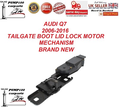 FOR AUDI Q7 2006-2016 TAILGATE BOOT LID LOCK LATCH MOTOR MECHANISM ...